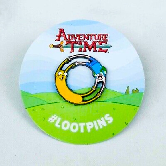 Loot Crate | Accessories | New In Bag Adventure Time Jake And Finn Pin ...